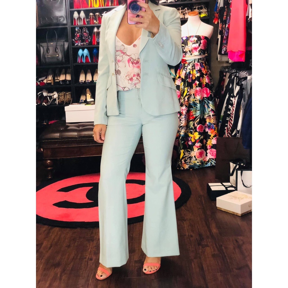 Vintage Bell Bottom Powder Blue Suits - Gem